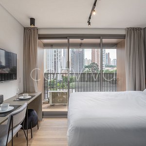 LUM0704 Studio 25m² c/ varanda, piscina e academia